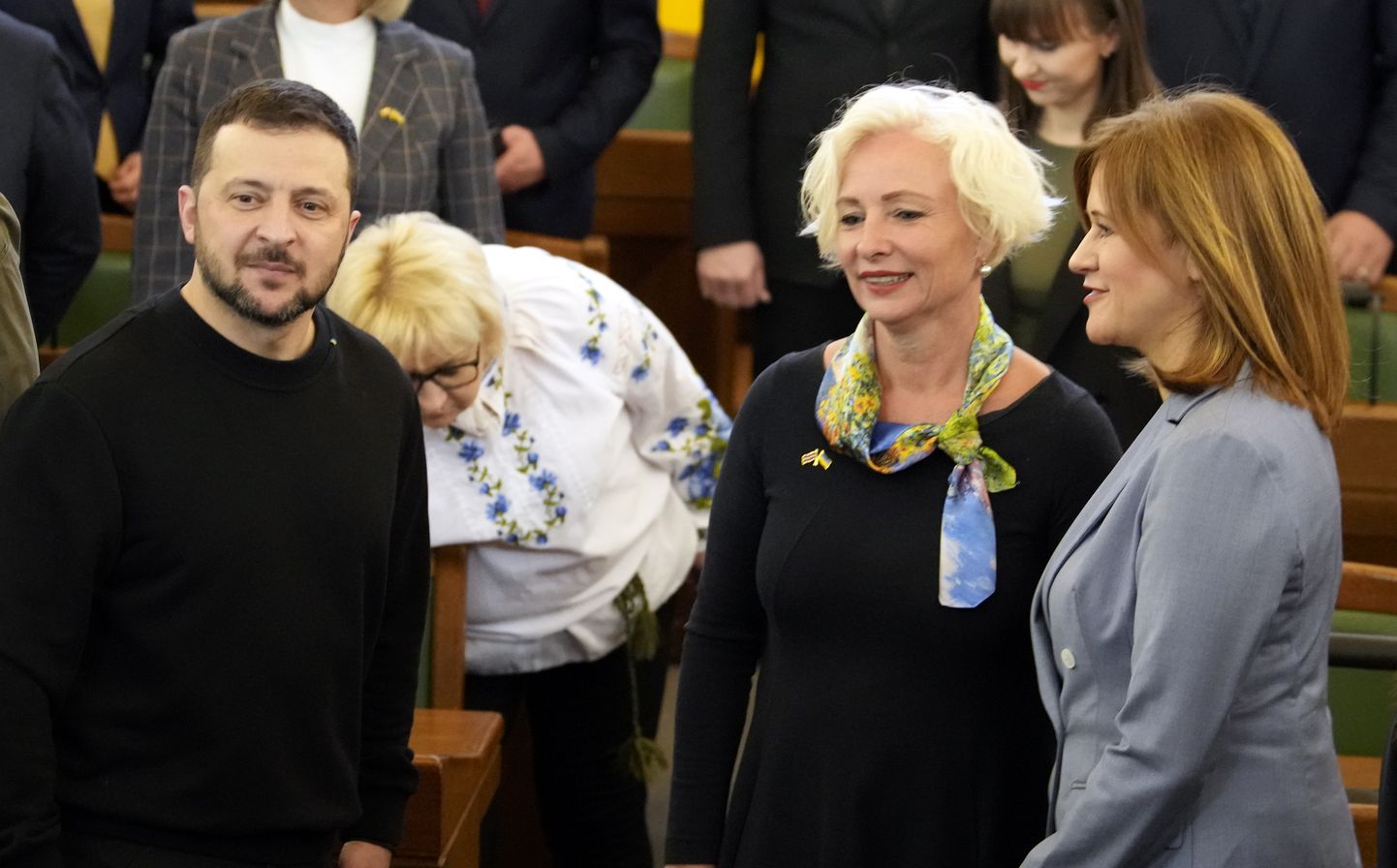 Saeimas priekšsēdētāja: Atbalsts Ukrainai ir mūsu valsts, Saeimas un ...