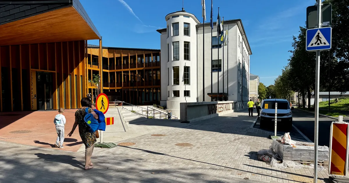 Narvas häirib tee-ehitus mitme kooli õppetööd