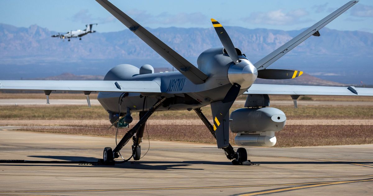 USA luuredroon MQ-9 Reaper tegi Poolas hädamaandumise