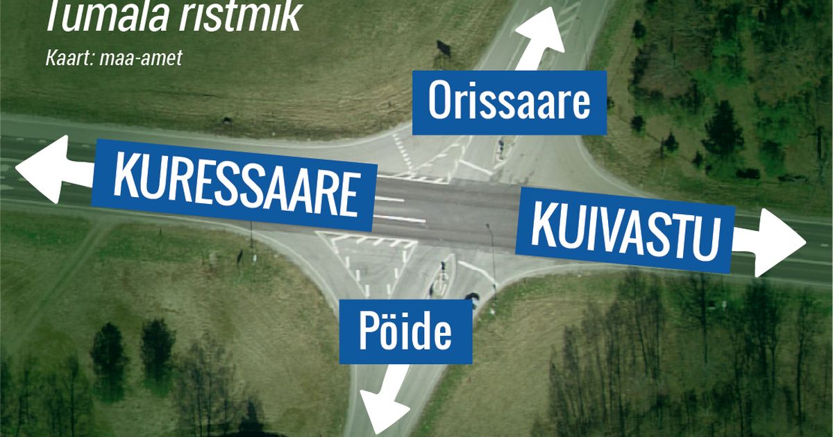 Maanteeamet tahab Tumala ristmiku ohutumaks muuta