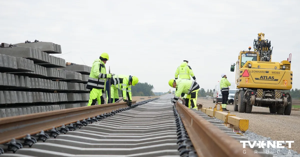 В Литве началась укладка рельсов Rail Baltica