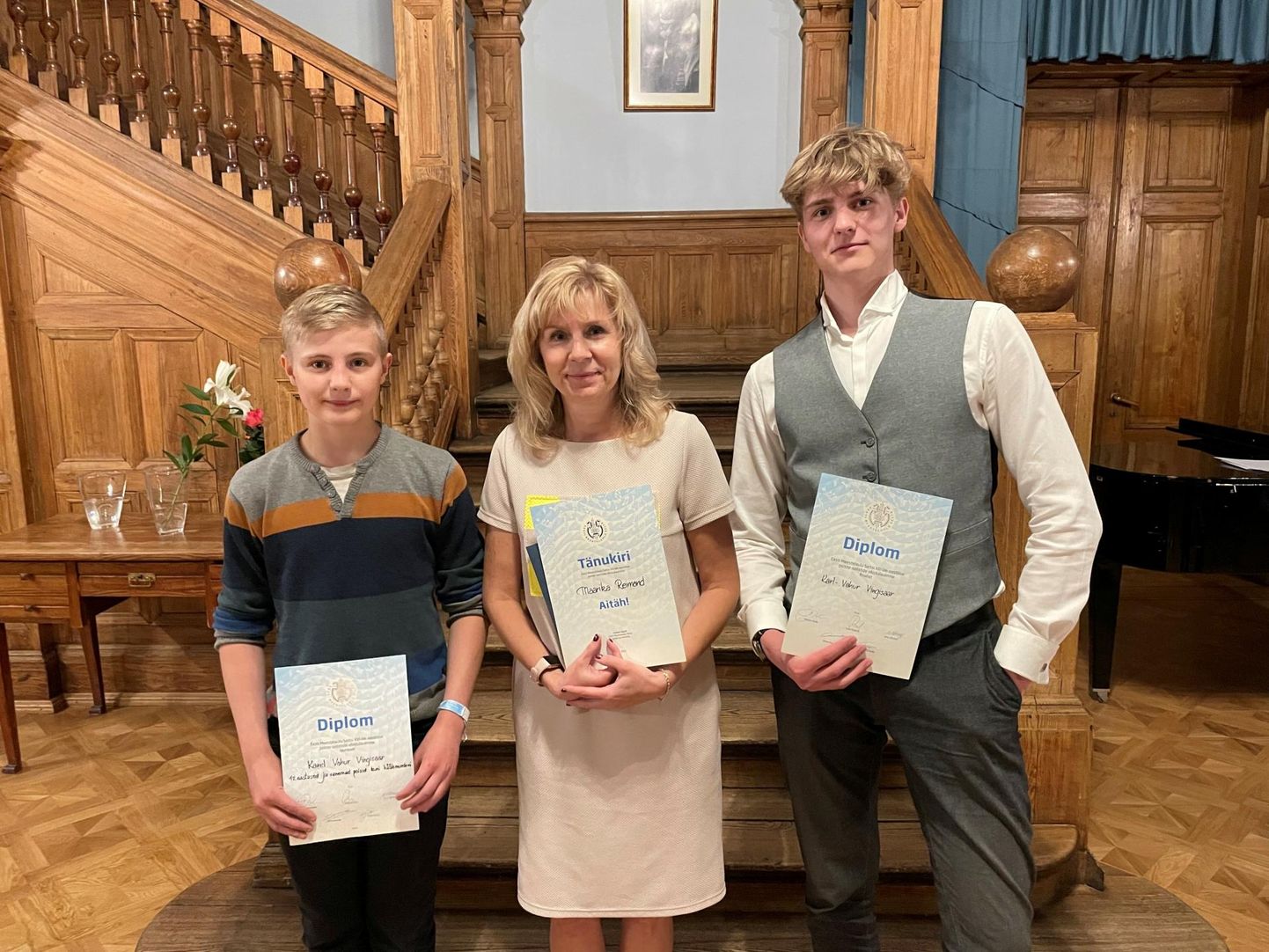 Laulupoiss tõi konkursilt laureaaditiitliga ühes koju jalgratta