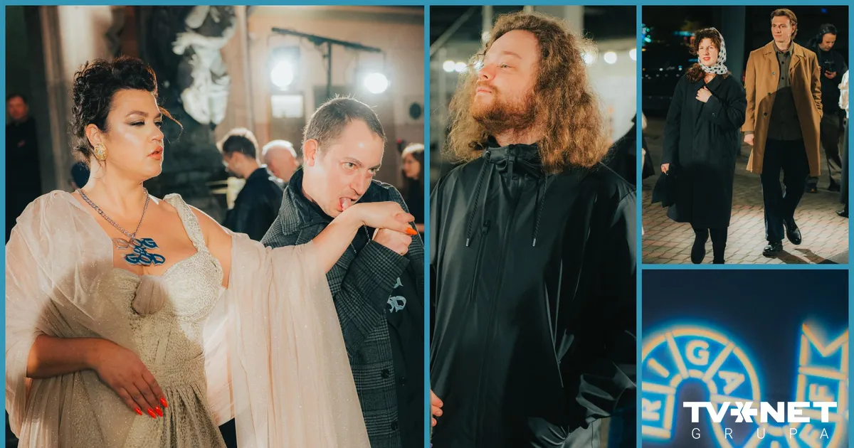 FOTO Brāļu Ābeļu filmas "Dieva suns" valšķīguma noskaņās atklāts Rīgas ...