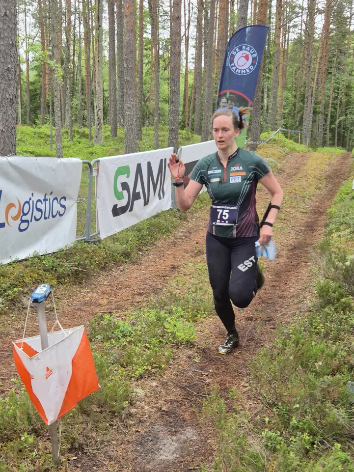 Sigrid Ruul võitis orienteerumise lühirajal hõbemedali