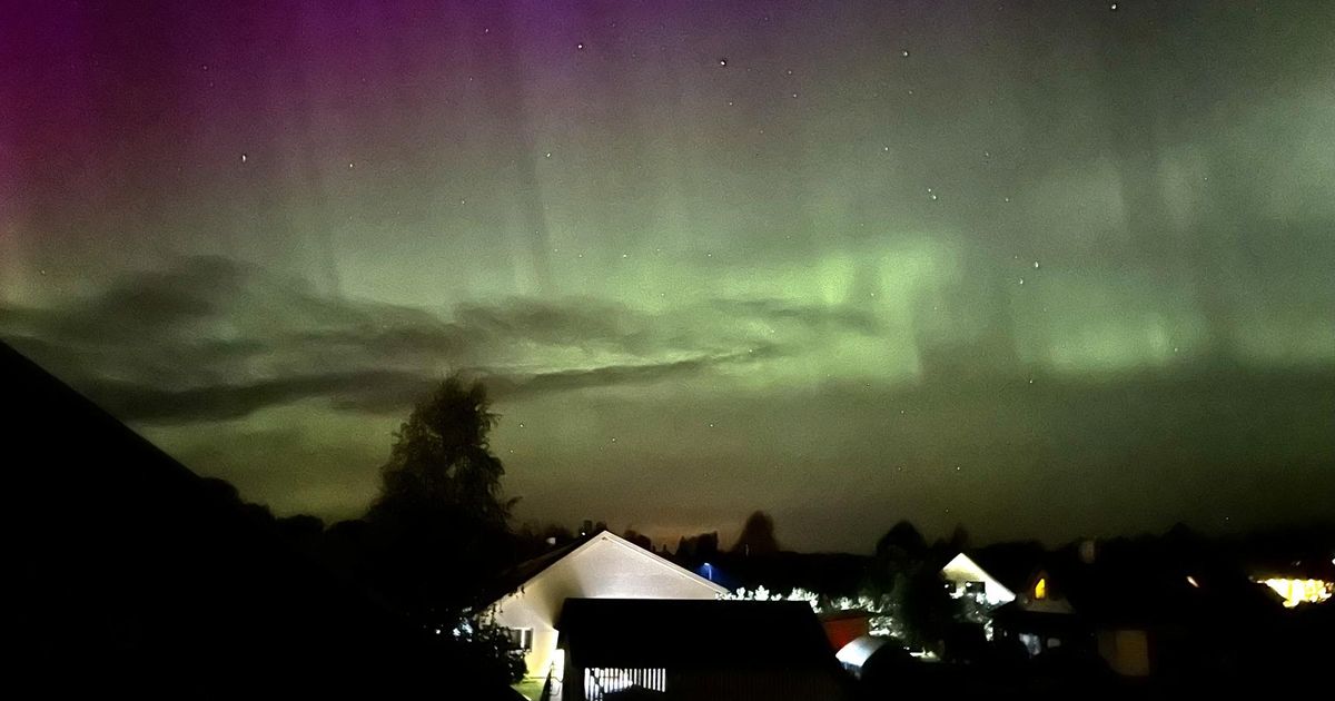 PILDID Öine taevas helendas virmalistest