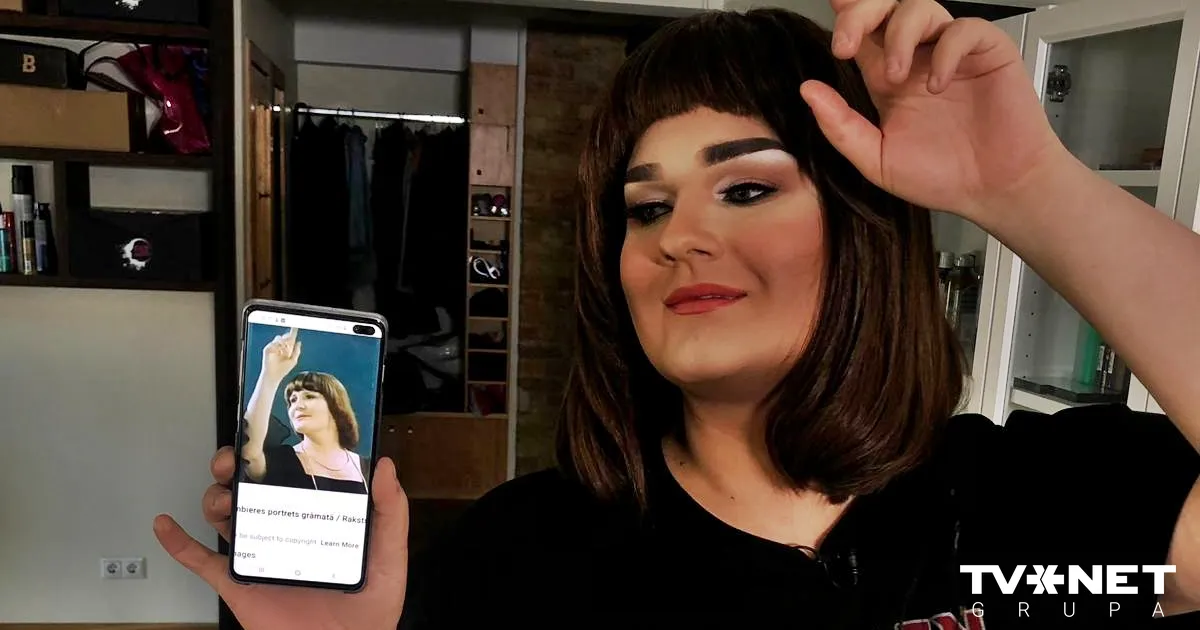 Slavas tīkotāju šovā "drag queen" Amuna Davis pārtop par Noru Bumbieri