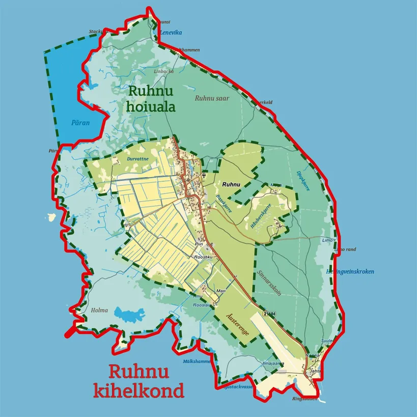 EESTI KIHELKONNAD Saarkihelkond Ruhnu