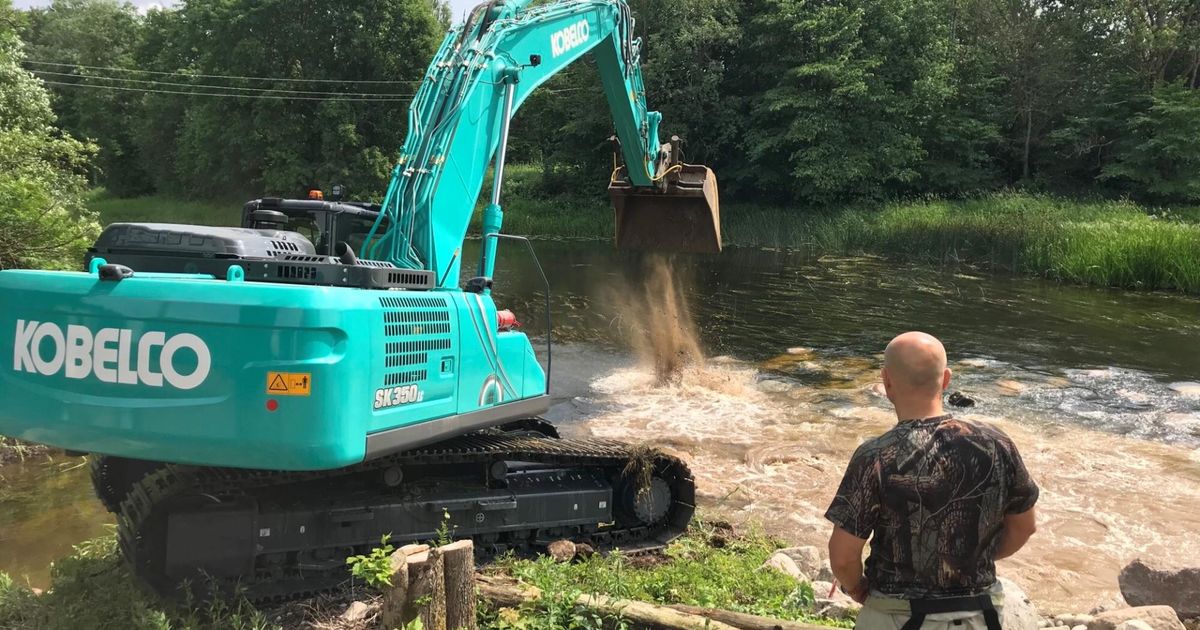 Vihtra paisuvarest ehitati looduslähedane kärestik - Pärnu Postimees