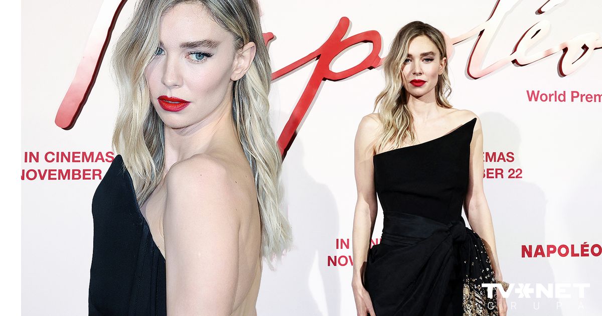 Dienas kleita: Vanesa Kērbija filmas "Napoleons" pirmizrādē