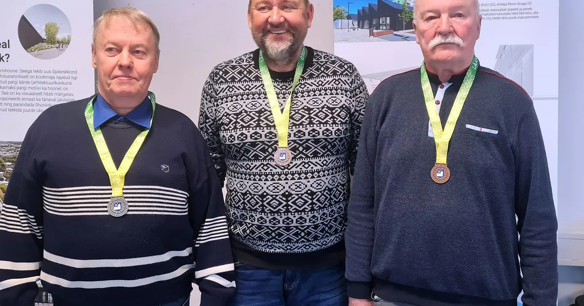 Spordiveteranide võistlused males võitis Eino Vaher