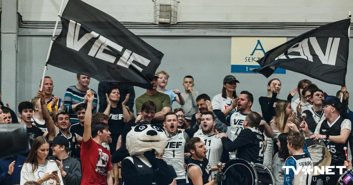 "VEF Rīga" fani radījuši asprātīgu plakātu ar atsauci uz Lembergu un ...