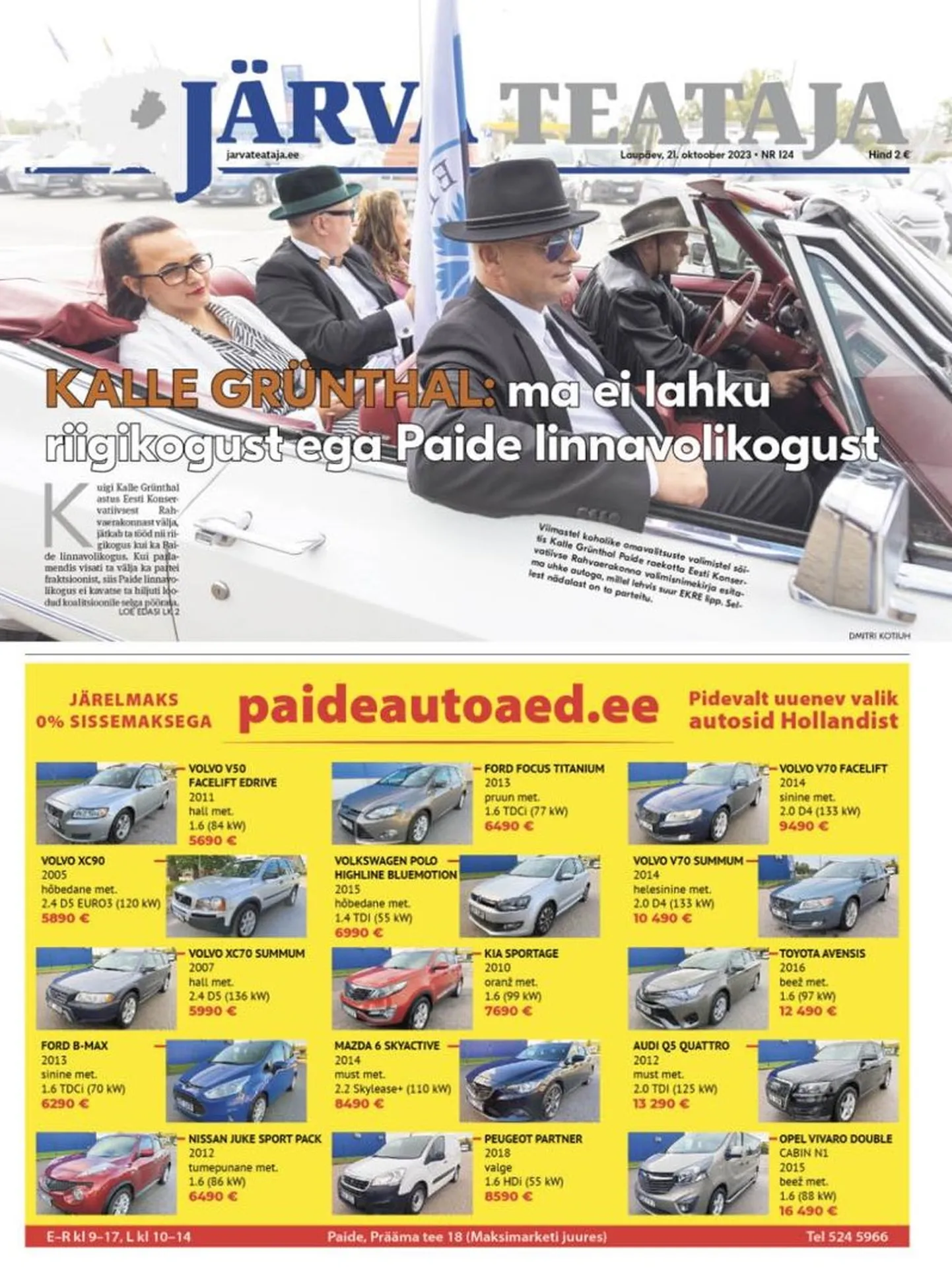 Laupäevase Järva Teataja tutvustus