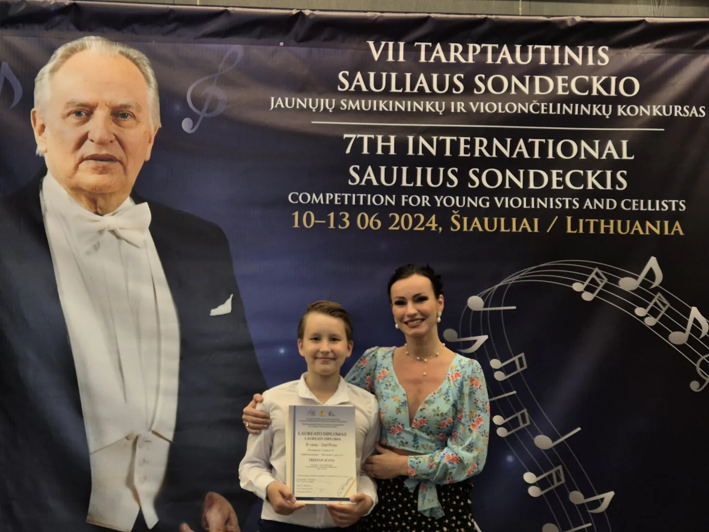 OOTAMATU AUHIND Silvia Ilvese poeg sai väärika teise koha