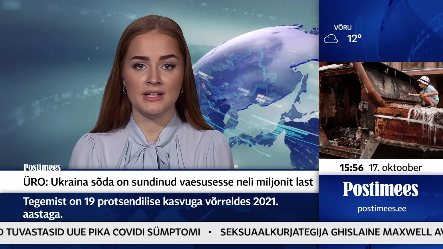 POSTIMEHE TELEUUDISED ÜRO: Ukraina sõda on sundinud vaesusse neli ...