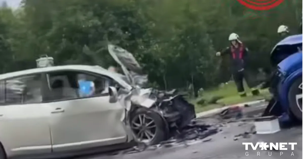 VIDEO Babītes pagastā sestdien notikusi vairāku auto sadursme: VUGD ...
