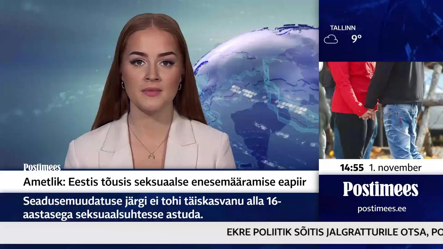 POSTIMEHE TELEUUDISED Eestis tõusis seksuaalse enesemääramise eapiir