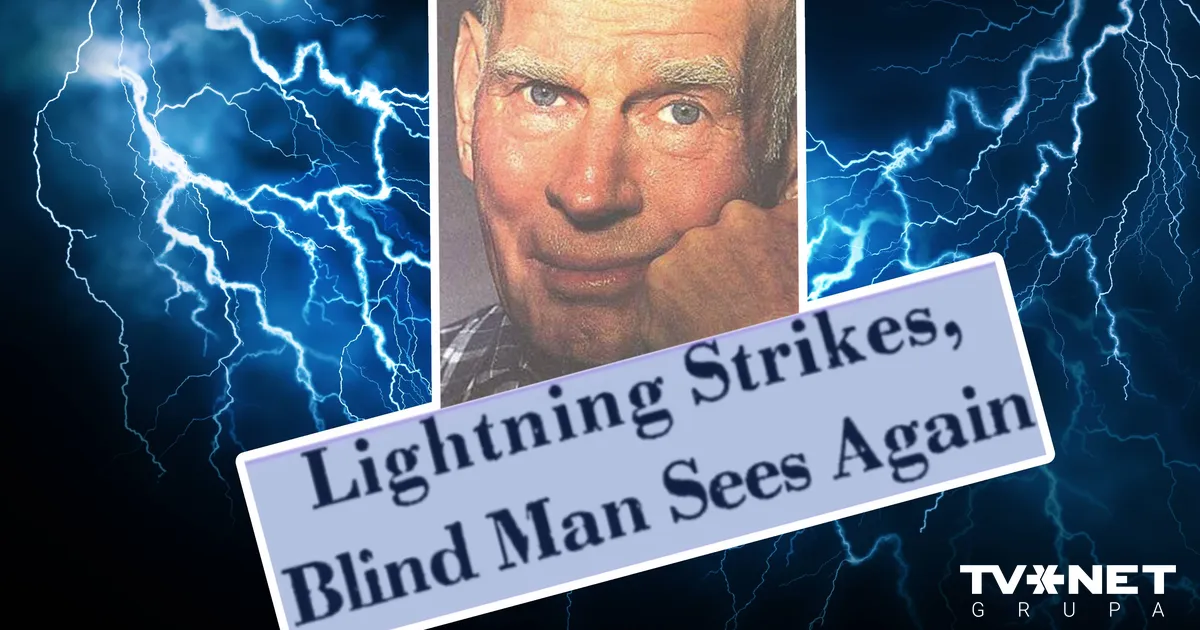 Vīrietis pēc zibens spēriena atgūst redzi, dzirdi un matus. Īsts ...