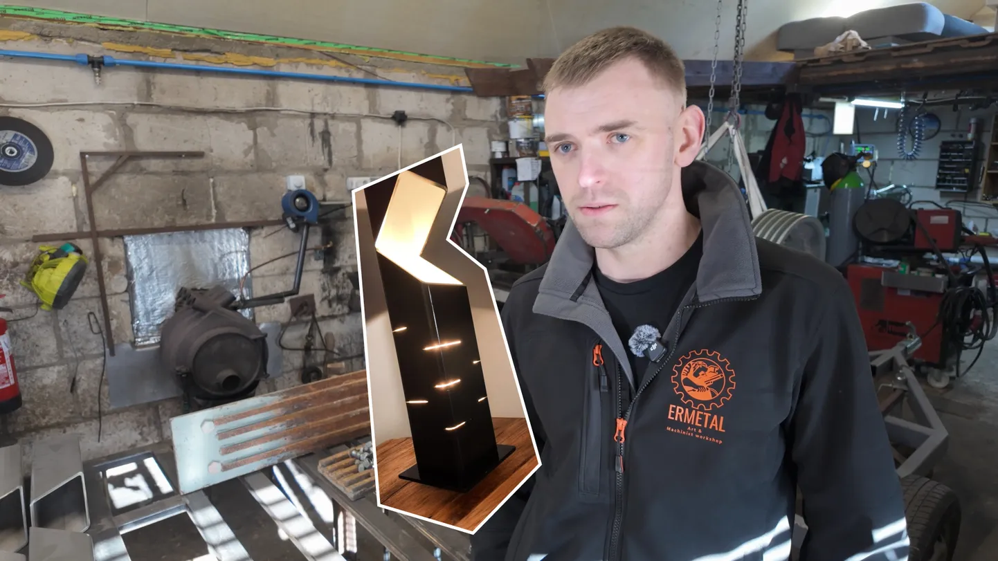 VIDEO Sander Erdel ehitab oma koduses töökojas metallijääkidest vingeid ...