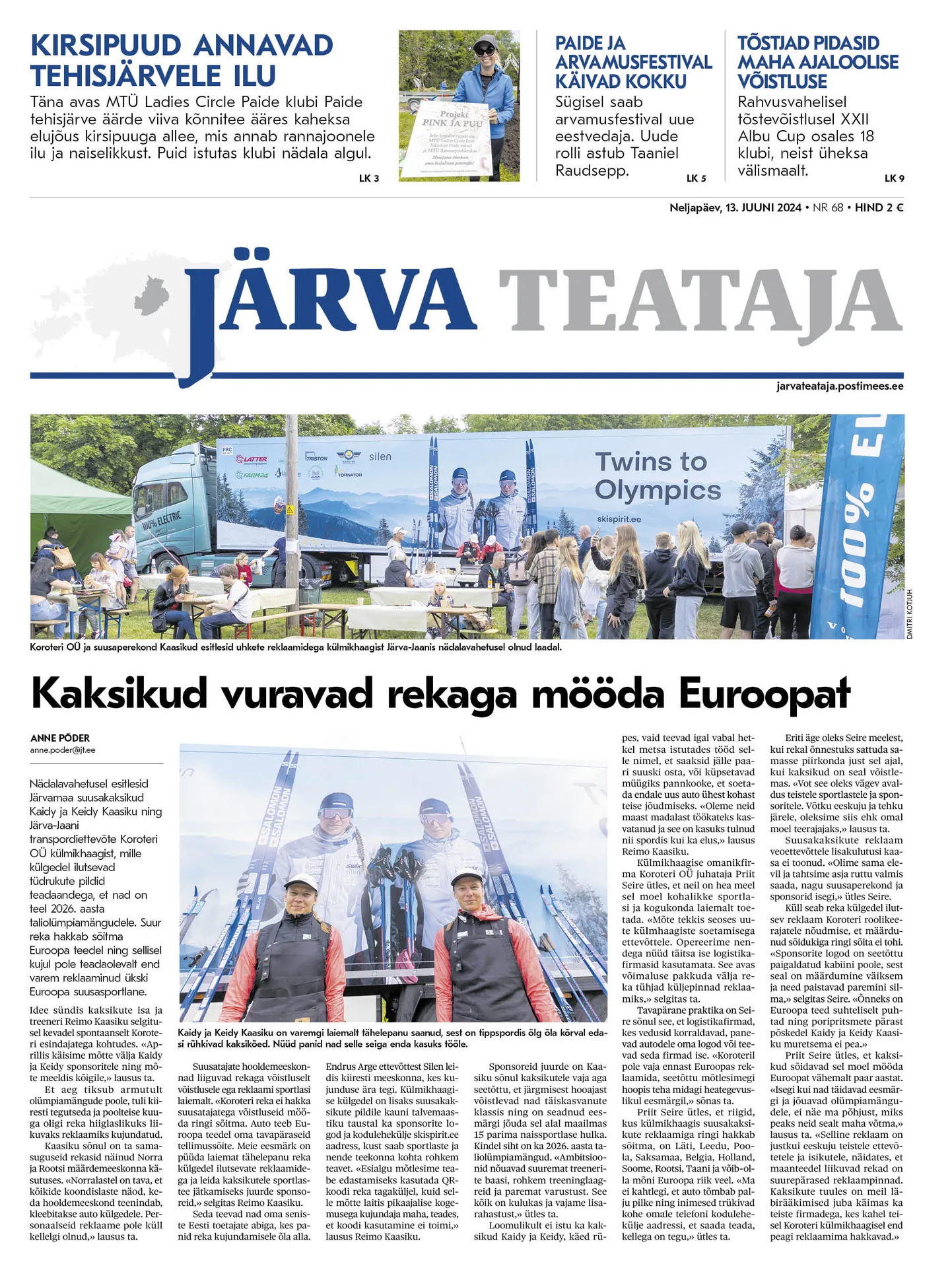 Neljapäevase Järva Teataja tutvustus