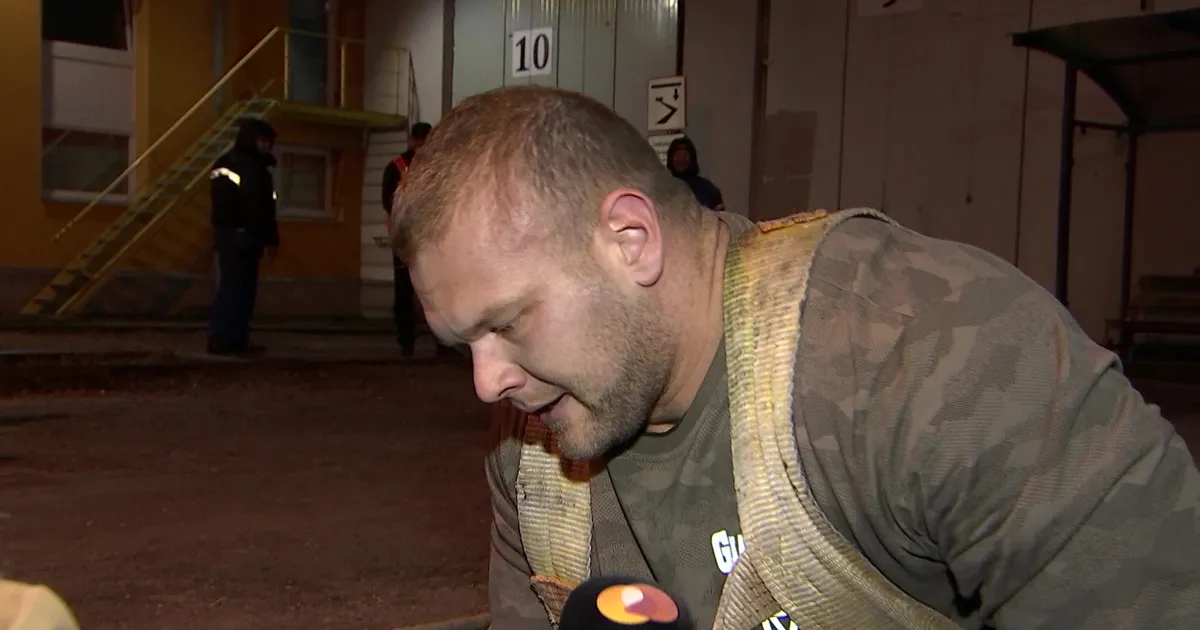 Reporter: Eesti rammumees Ervin Toots vedas 160-tonnist rongi