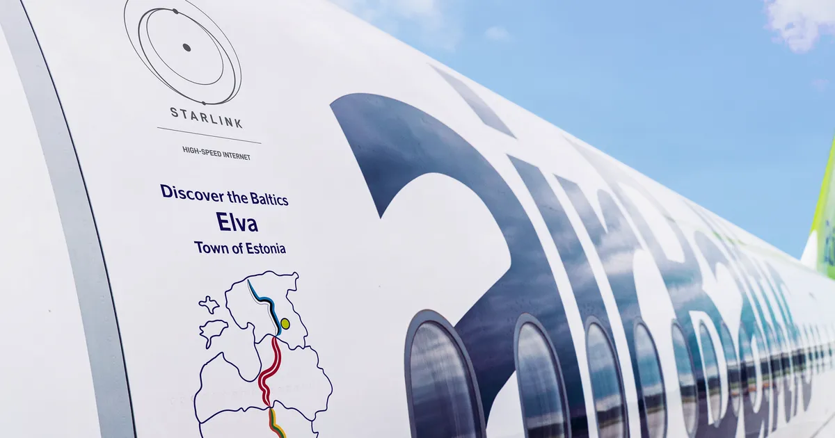 Air Balticu lennuk sai nimeks Elva