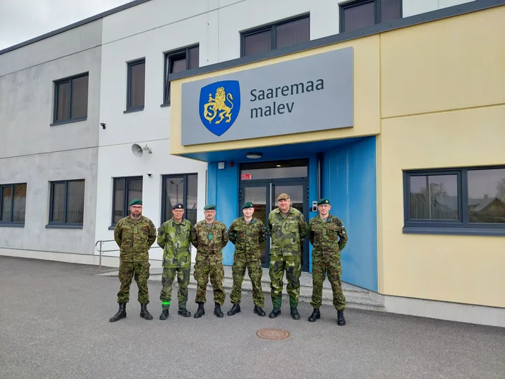 Gotlandi kodukaitse külastas Kaitseliidu Saaremaa malevat