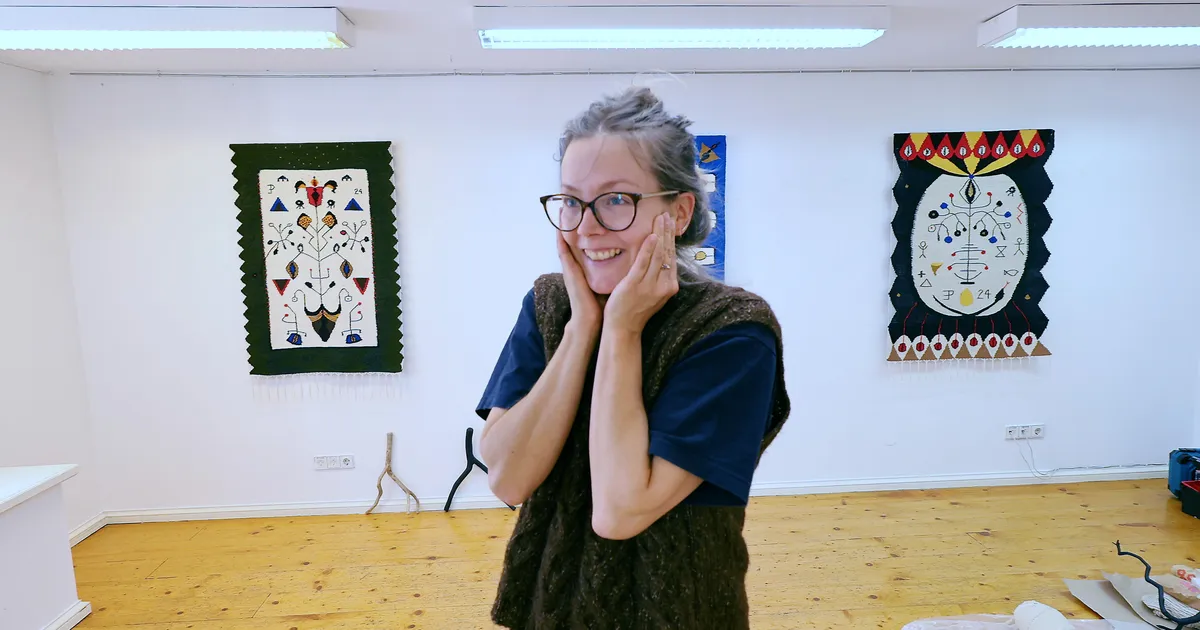 Soome kunstnik Elina Priha tõi Tampere majja näha oma saareteemalisi ...