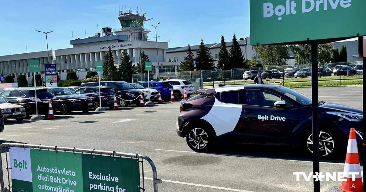 "Bolt Drive" stāvvietas atgriežas lidostā "Rīga"