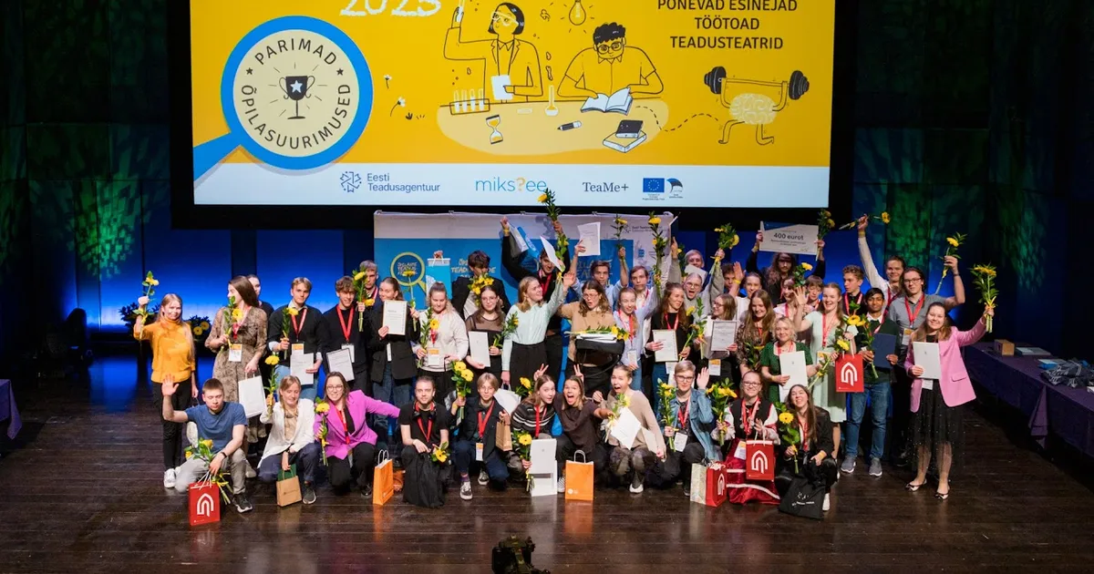 Õpilaste teadustööde konkursi peapreemiad läksid Tartusse ja Kadrinasse