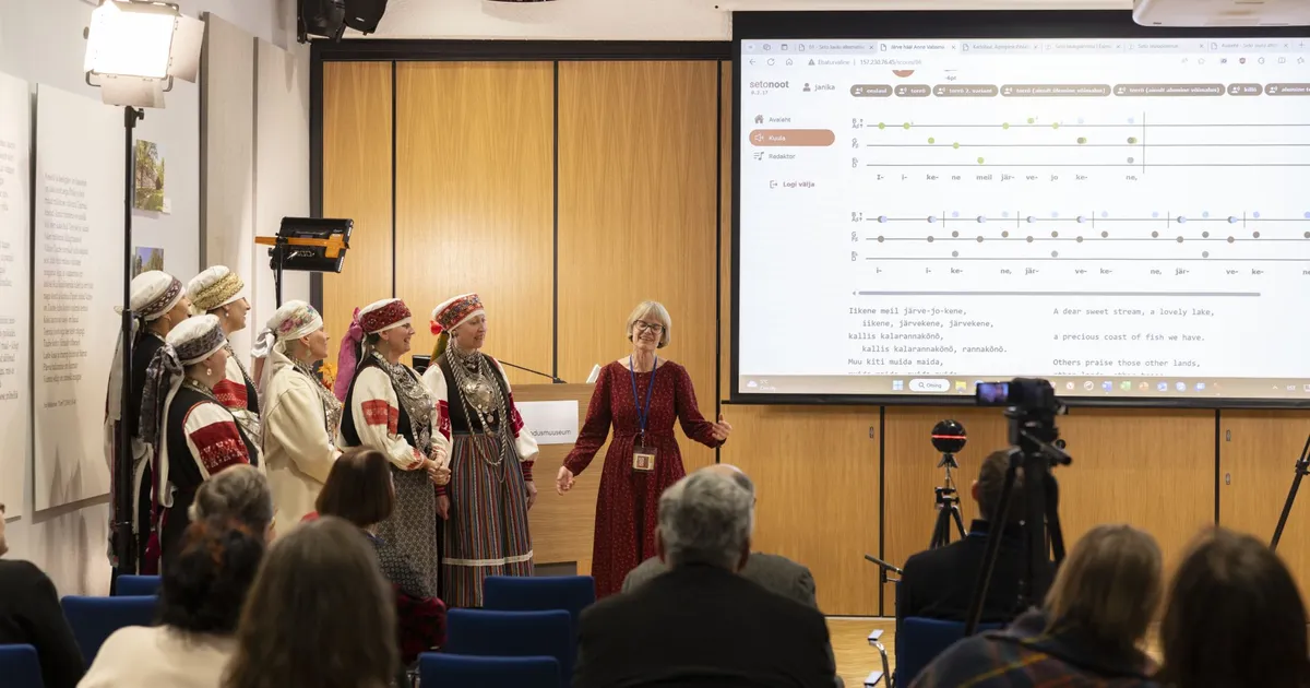 Leelokool tutvustab Tallinnas uut seto leelo punktnooti