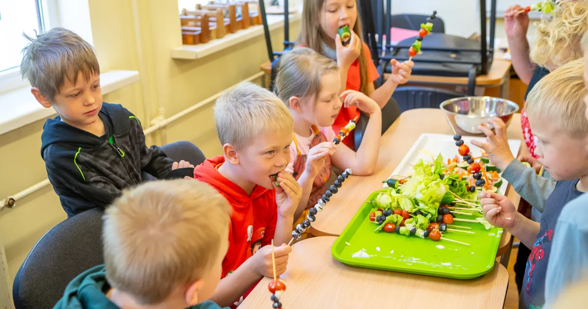 VÄRVIKAD SUUPISTED MUHU KOOLIST Kurgi-sushi, salativardad ja õunarõngad