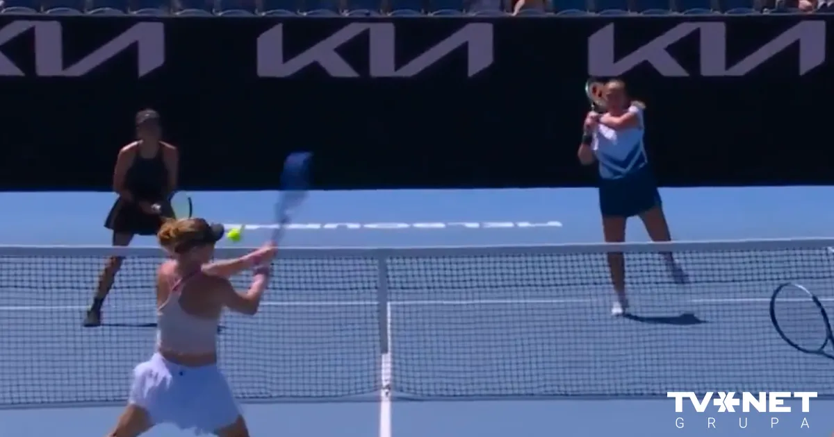 VIDEO "Nokdauns" tenisā – Ostapenko ar bumbiņu spēcīgi trāpa ...