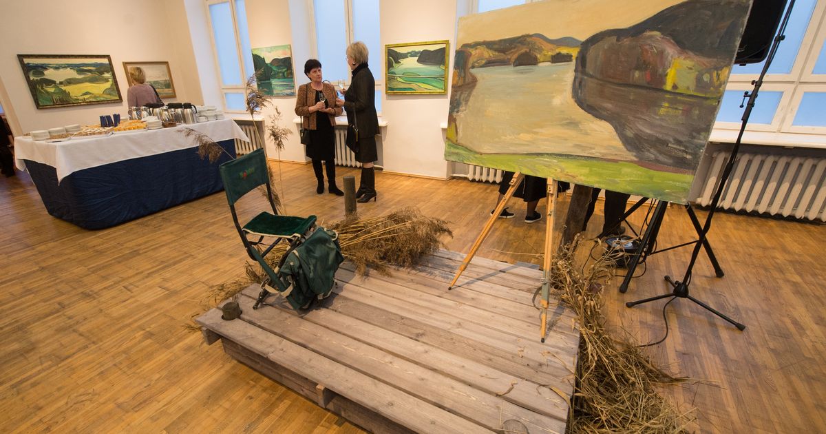 Galerii: järvemaastike maalija suurnäitust ilmestavad kopitanud taimed ...