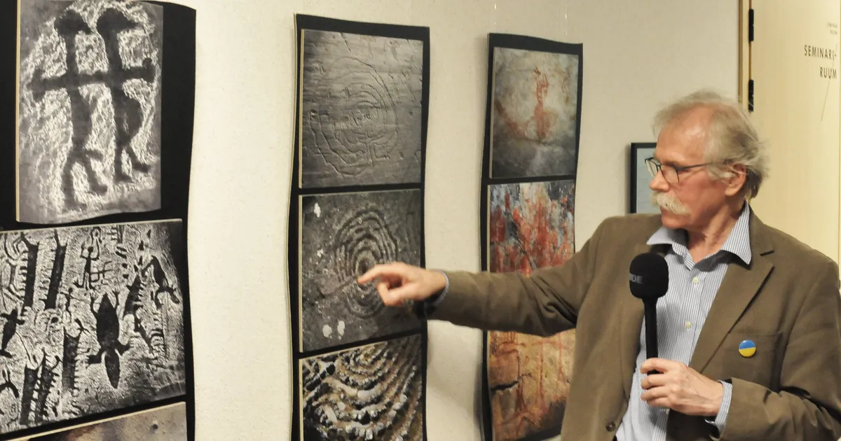 Delta majas näeb Loit Jõekalda tehtud fotodelt ja tõmmistelt kiviaja ...