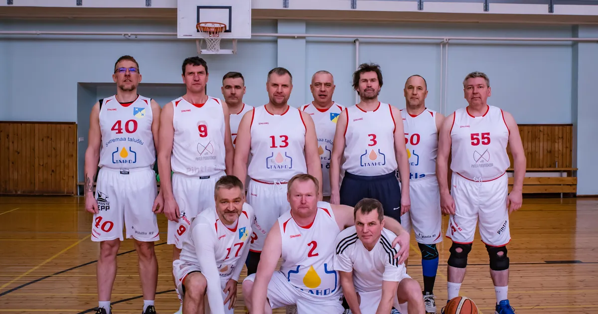 Saaremaa meister seeniorite 50+ korvpallis on Pihtla meeskond