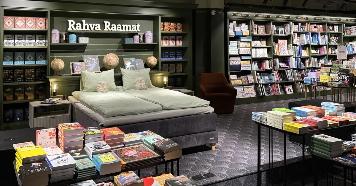 Rahva Raamat приглашает провести ночь в книжном магазине