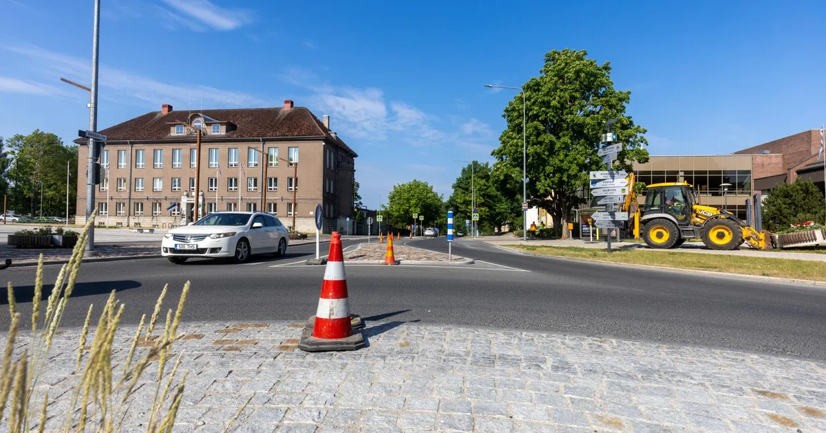 VILJANDI LIIKLUS Ringristmiku remont toob kesklinna päeva lõpuni ...