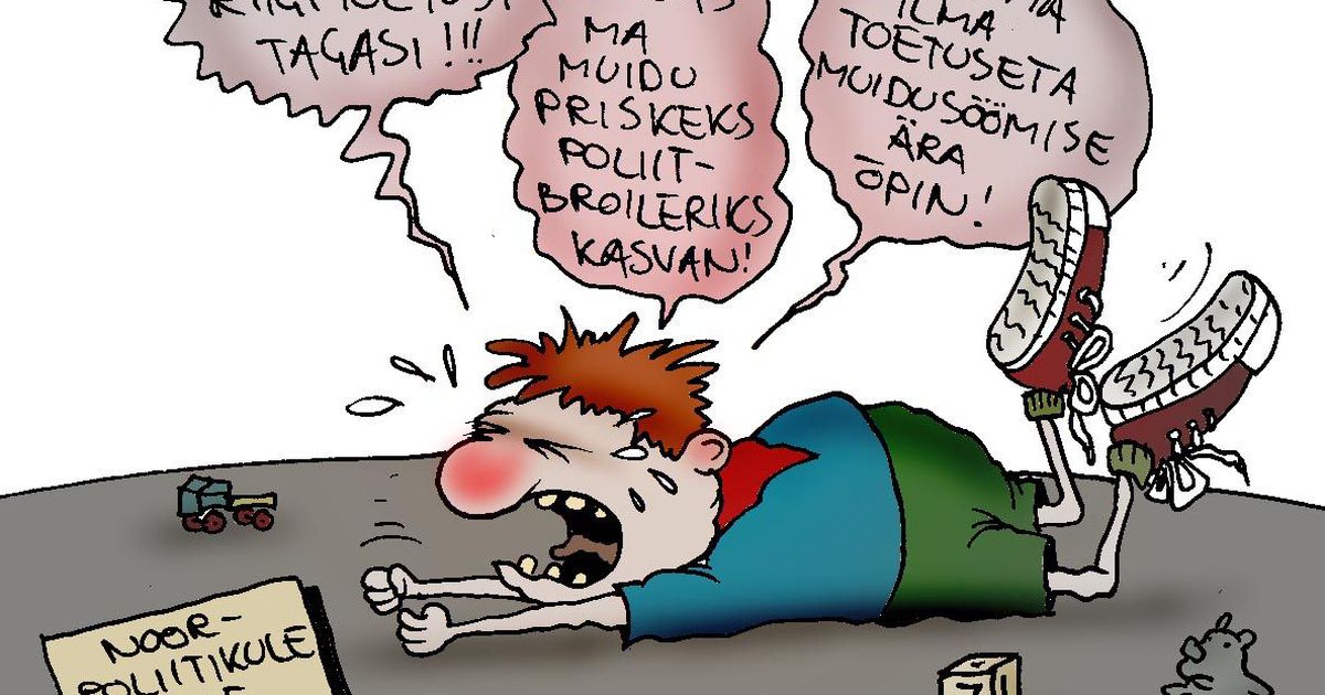 Päeva karikatuur: poliitnoortelt võetakse riigi toetus - Arhiiv ...