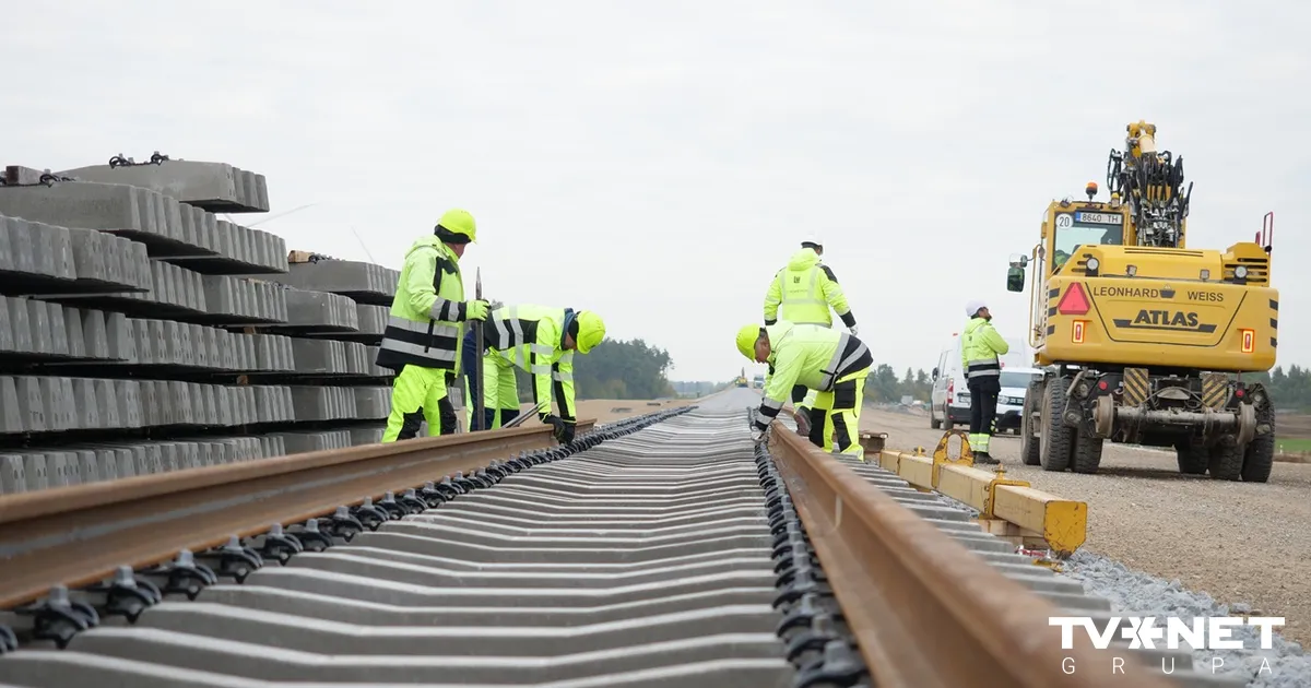 "Rail Baltica" Kauņas-Viļņas posmu plāno pabeigt līdz 2033. gada beigām