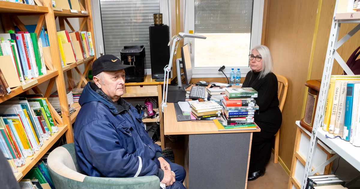 Raamatukogu kolis konteinerisse