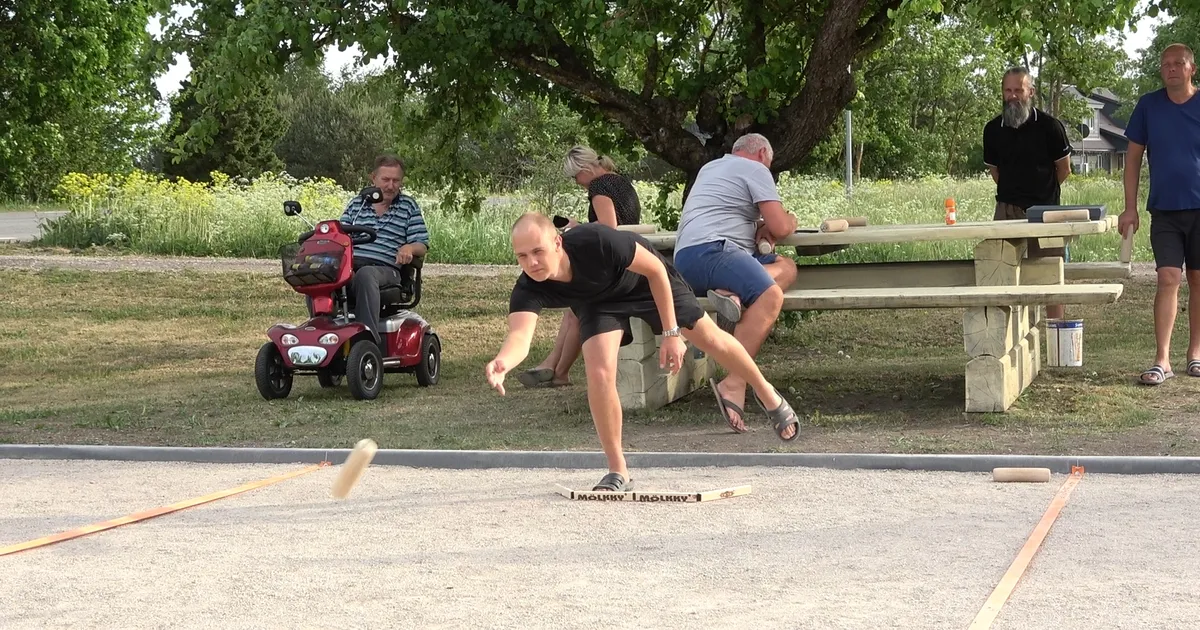 VIDEO Kaubi küla mölkky väljakutel treenivad ka Euroopa meistrid