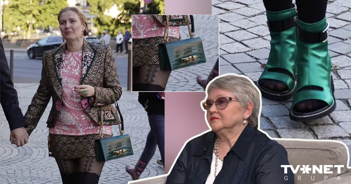 Etiķetes eksperte izsakās par Zuzāna sirdsdāmas tērpu teātra apmeklējumam