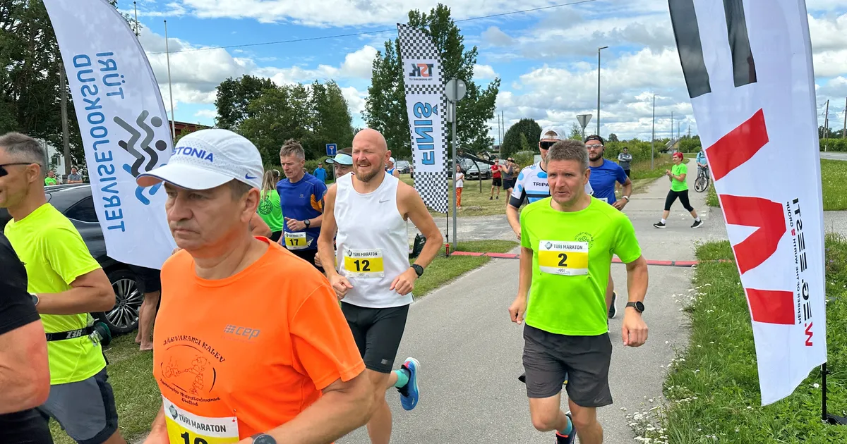 Türi Maratoni kolmas etapp kulges kergliiklusteel