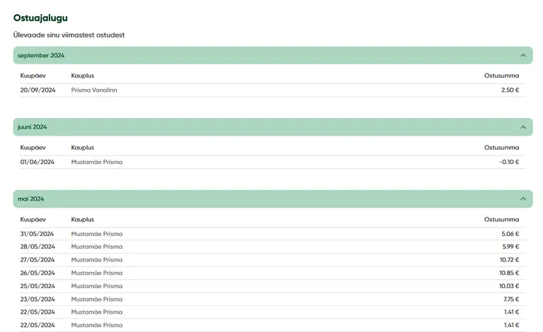 Detailsete ostutšekkide puudumine muutis kliendi rahutuks