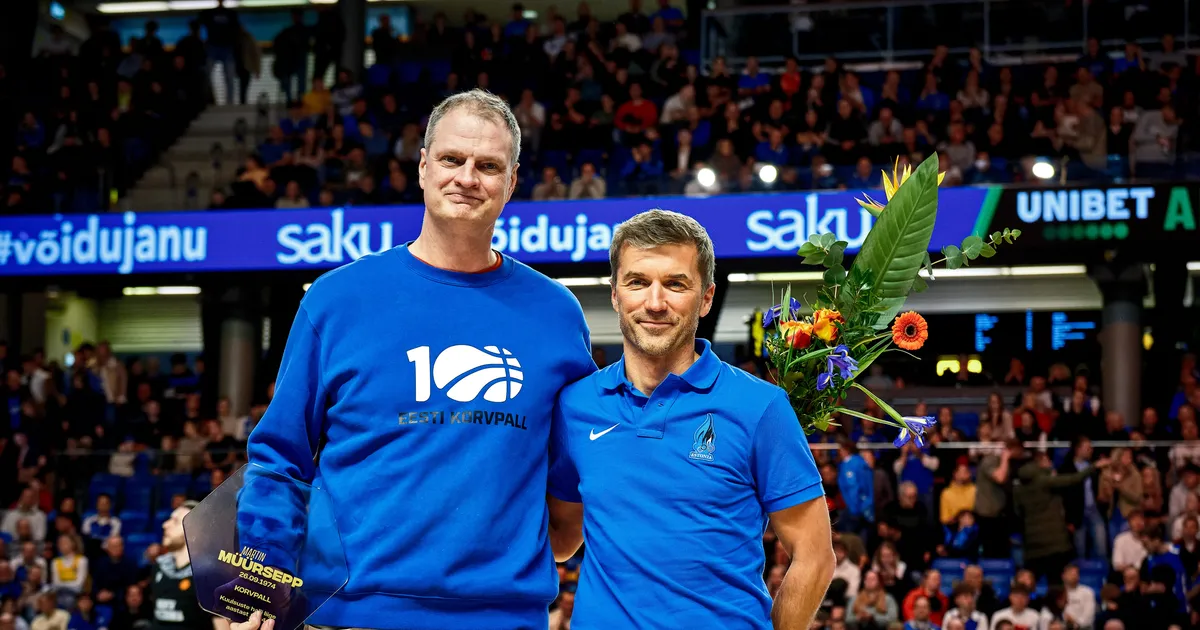Martin Müürsepp võttis tuhandete korvpallifännide ees vastu Eesti ...
